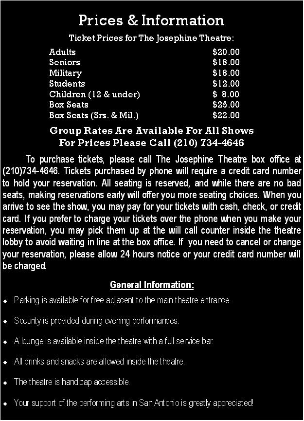 Josephine Theatre - San Antonio, Texas